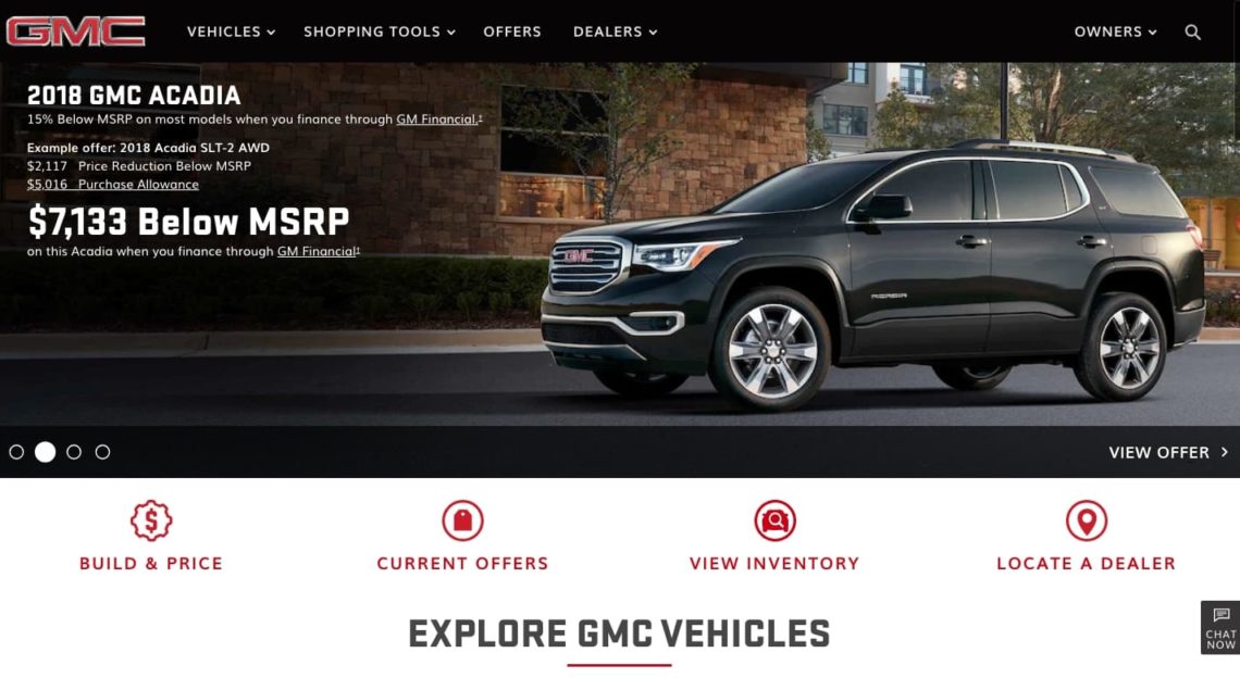 GMC Website - Starcom - Syreo